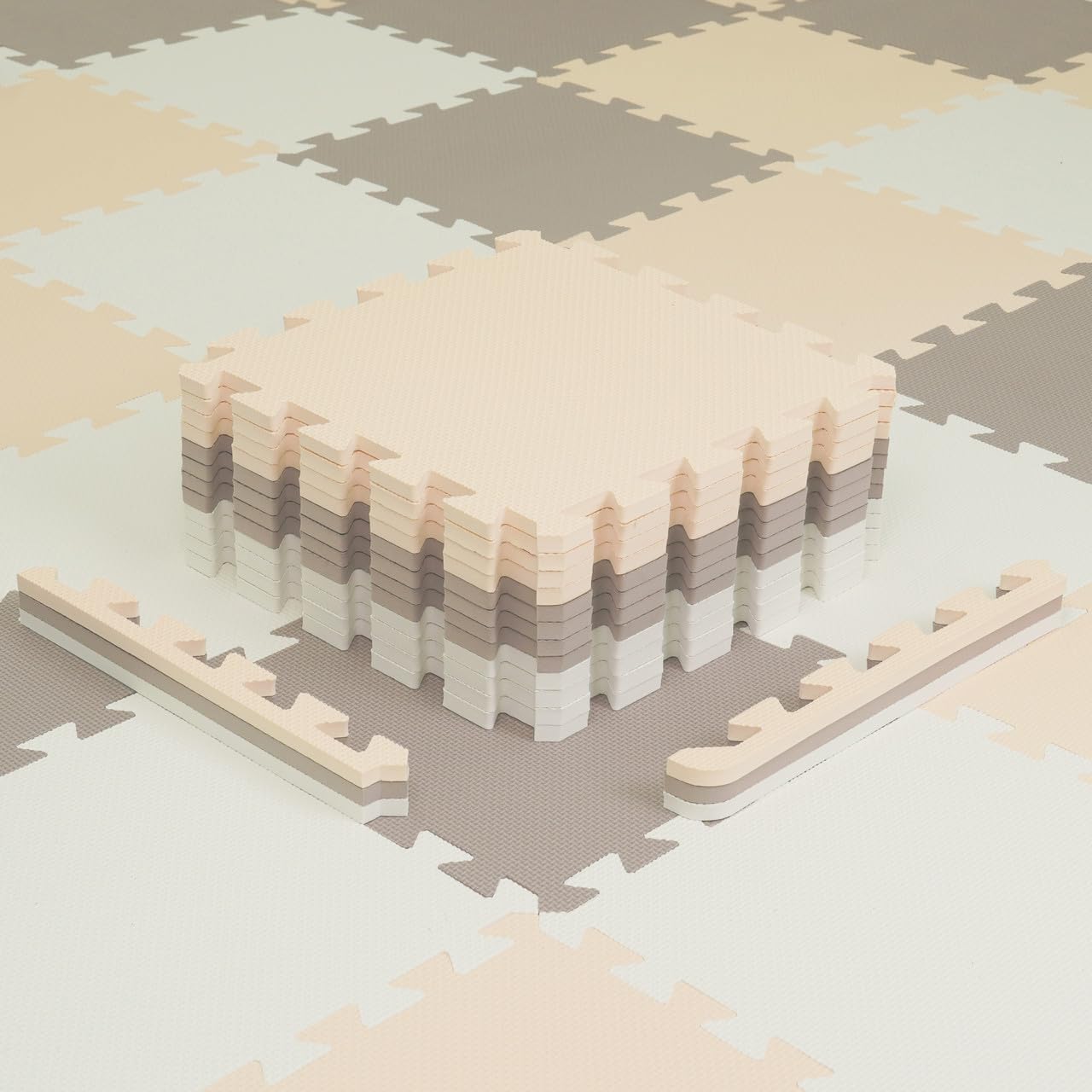 Amazon.com: CAPHAUS 36 Tiles Foam Puzzle Play Mat, Interlocking EVA ...