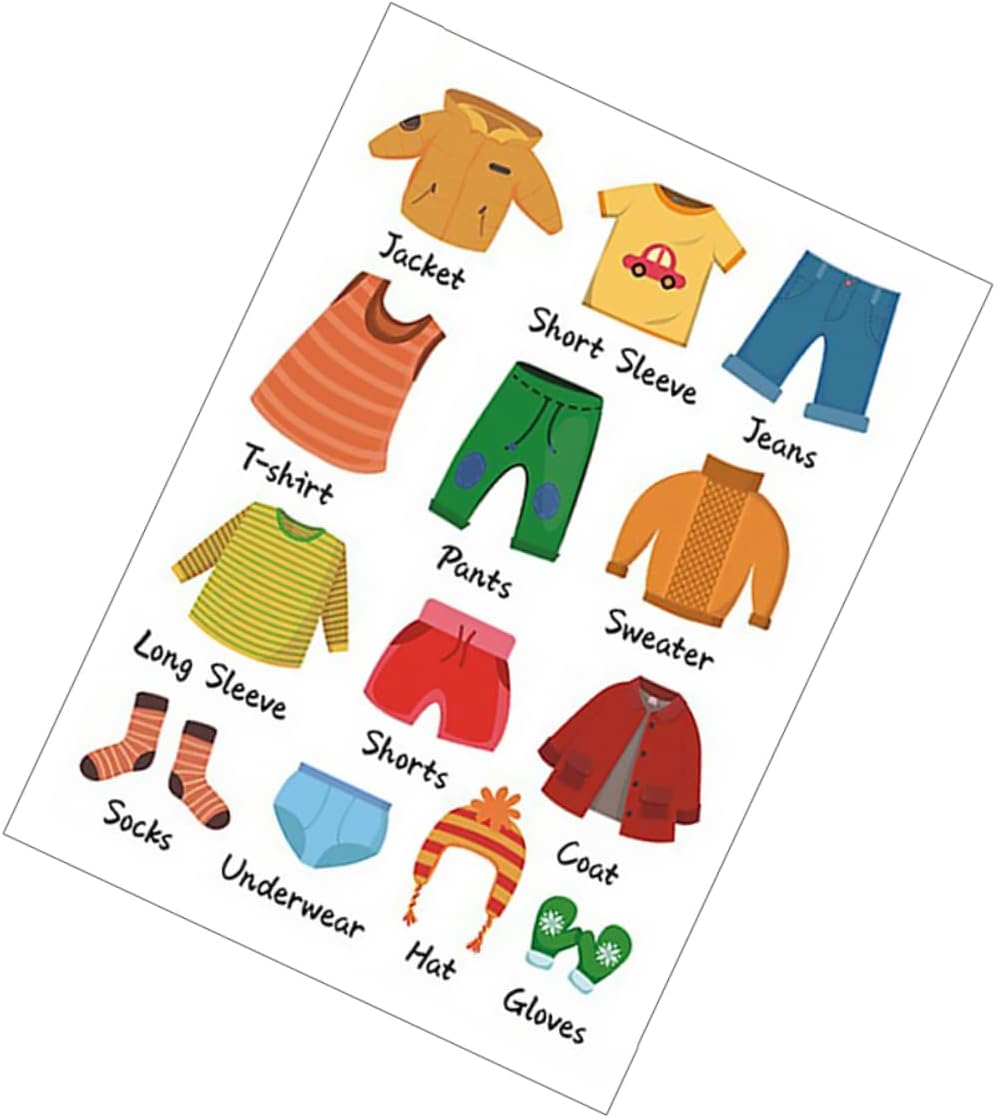 Amazon.com : Toyvian Wardrobe 1 Set Stickers for Kids Drawer Dresser ...