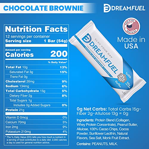 Snapklik.com : Dream Fuel - Protein Bar, Meal Replacement Bar