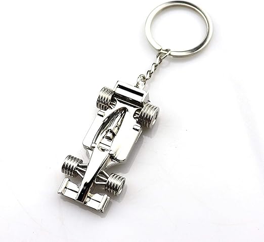 Keychain Key Chain Metal F1 Racing Keychain Creative Car Shape Key ...