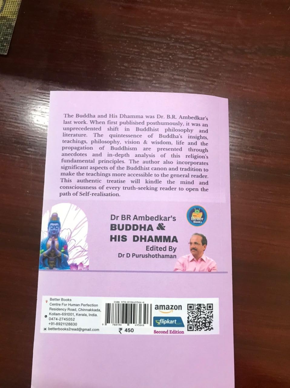 Buy Dr BR Ambedkar's The Buddha And His Dhamma,Second Edition Book ...