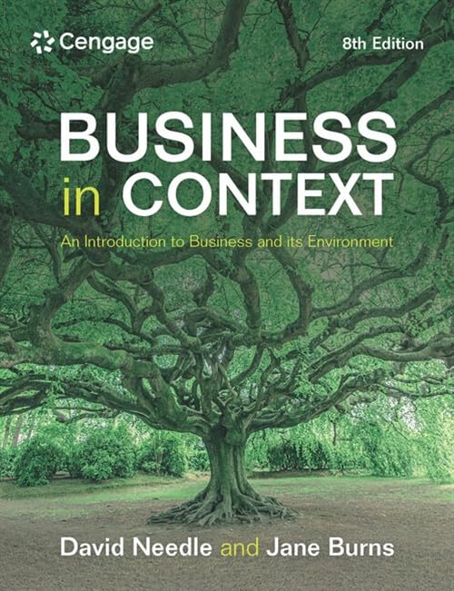 Business in Context : Needle, David, Burns, Jane: Amazon.co.uk: Books