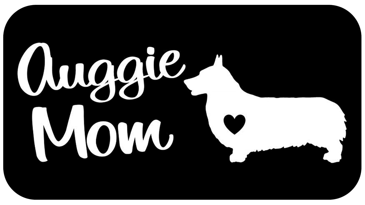 Amazon.com: Auggie Mom Dog Decal Sticker for Car Window 8 Inch BG 419 ...