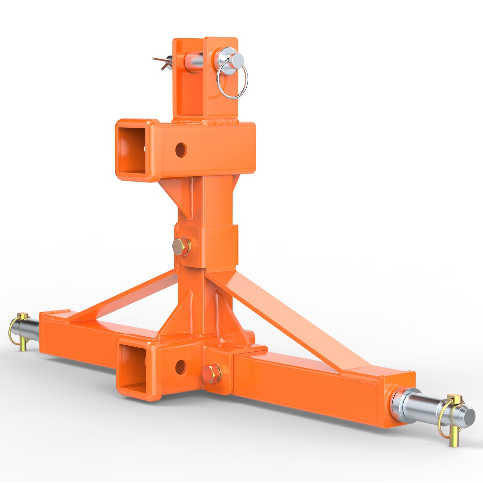 Amazon.com: Orange 3 Point Hitch Receiver with Dual 2”Receiver, 3 Point ...
