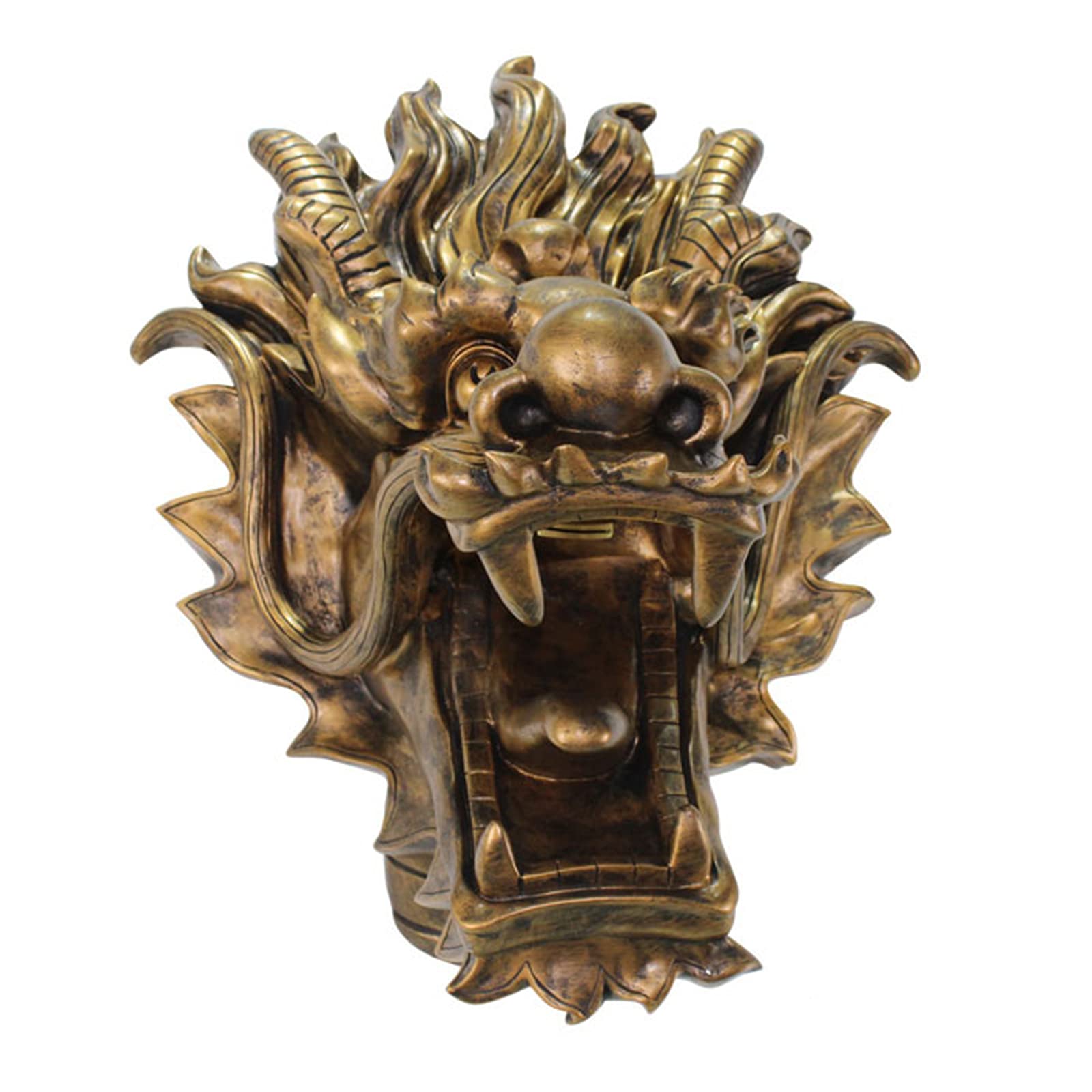 Chinese Dragon Head Sculpture