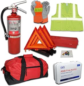 Amazon.com: USKITS DOT/OSHA/ANSI Compliant Safety Kit for Construction ...