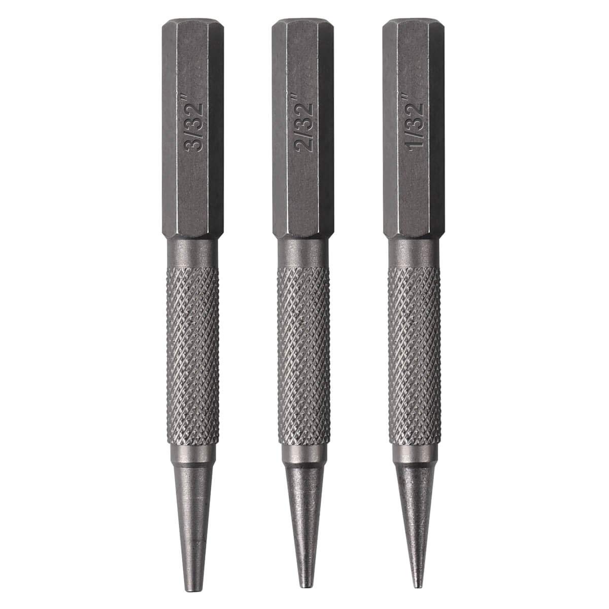 Axageid 3 Pieces Nail Punch Set Tool for Woodwork : Amazon.in: Home ...