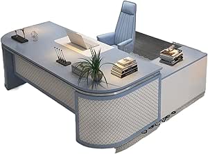 Amazon.com: NXHDFBN Office Desk Luxury Boss Table Simple Office ...