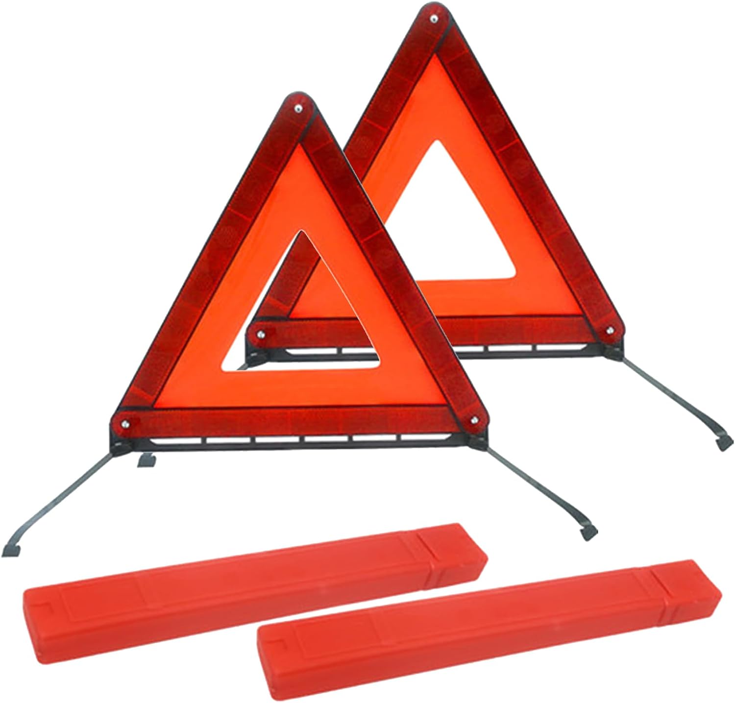Amazon.com: NGHEY 2 PCS Tripod Warning Sign, Road Emergency Warning ...