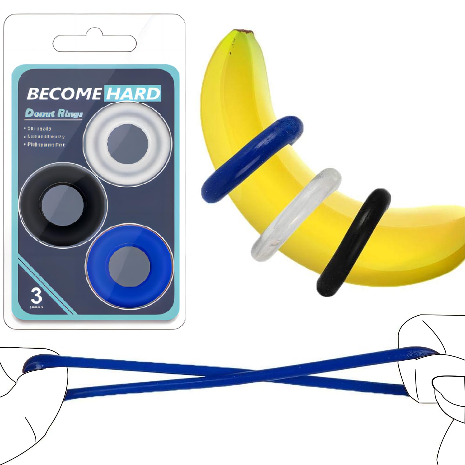 Amazon.com: Ring Adult ex Toys Silicone pens for Male for Men for Sx ...