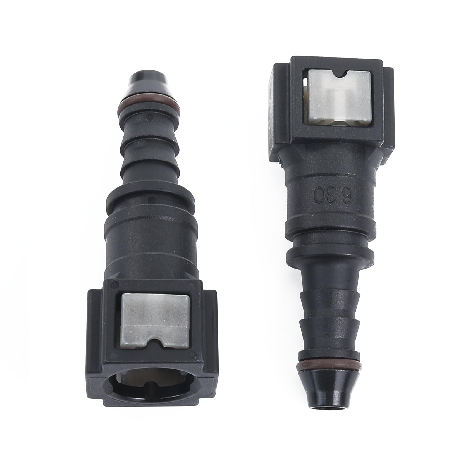 Amazon.com: AC PERFORMANCE 2PCS Plastic Fuel Quick Connector Female 1/4 ...