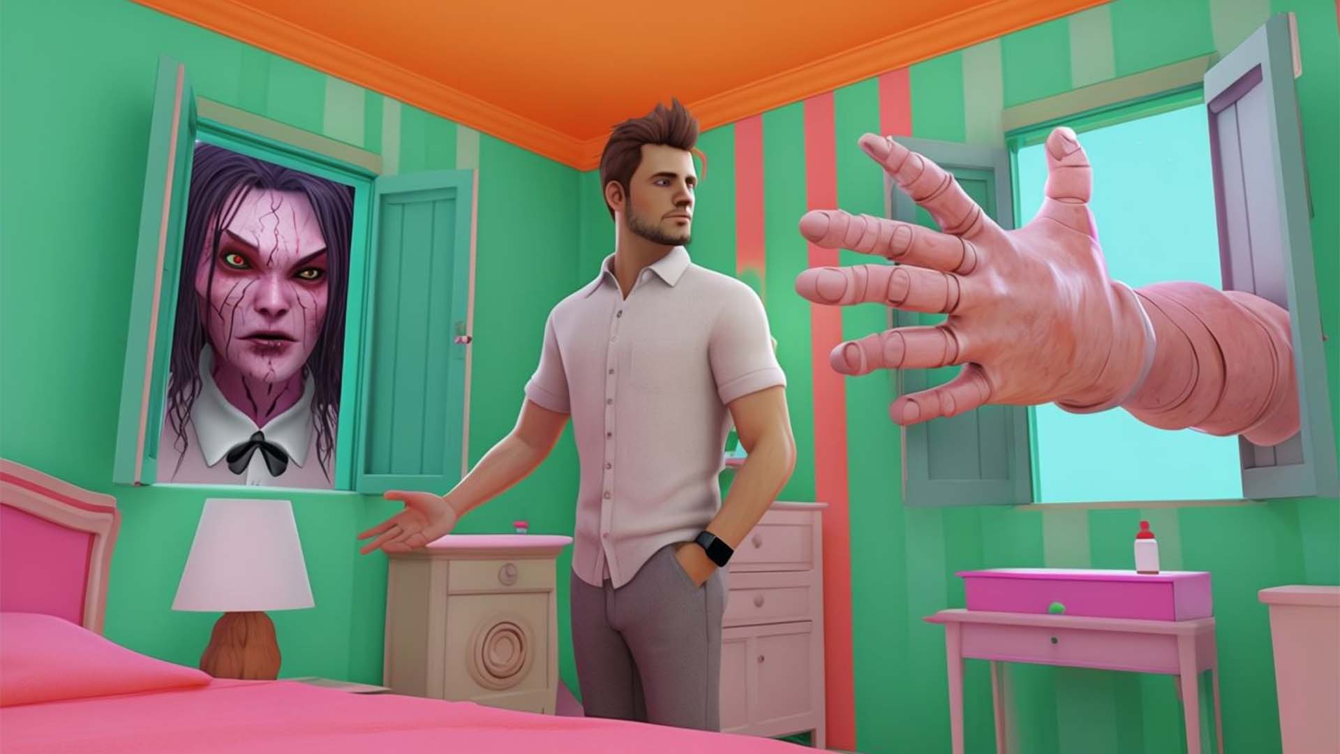 Scary Doll In Pink Horror House Survival Simulator Game - App on Amazon ...