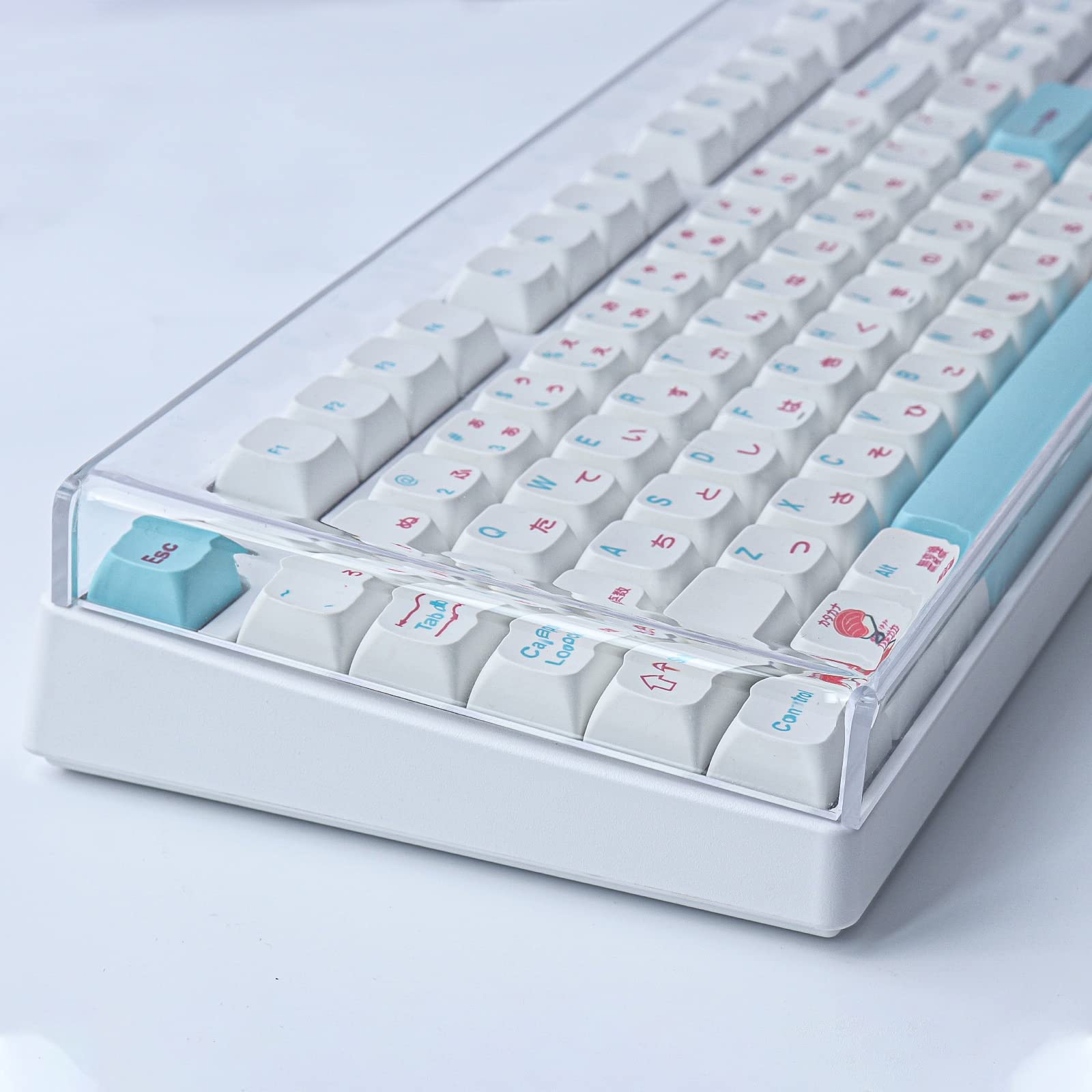 Amazon.com: Hyekit Premium Acrylic Keyboard Clear Cover Protector ...