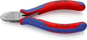 KNIPEX Sidavbitare för plast med flerkomponentsgrepp 125 mm, 72 02 125 ...