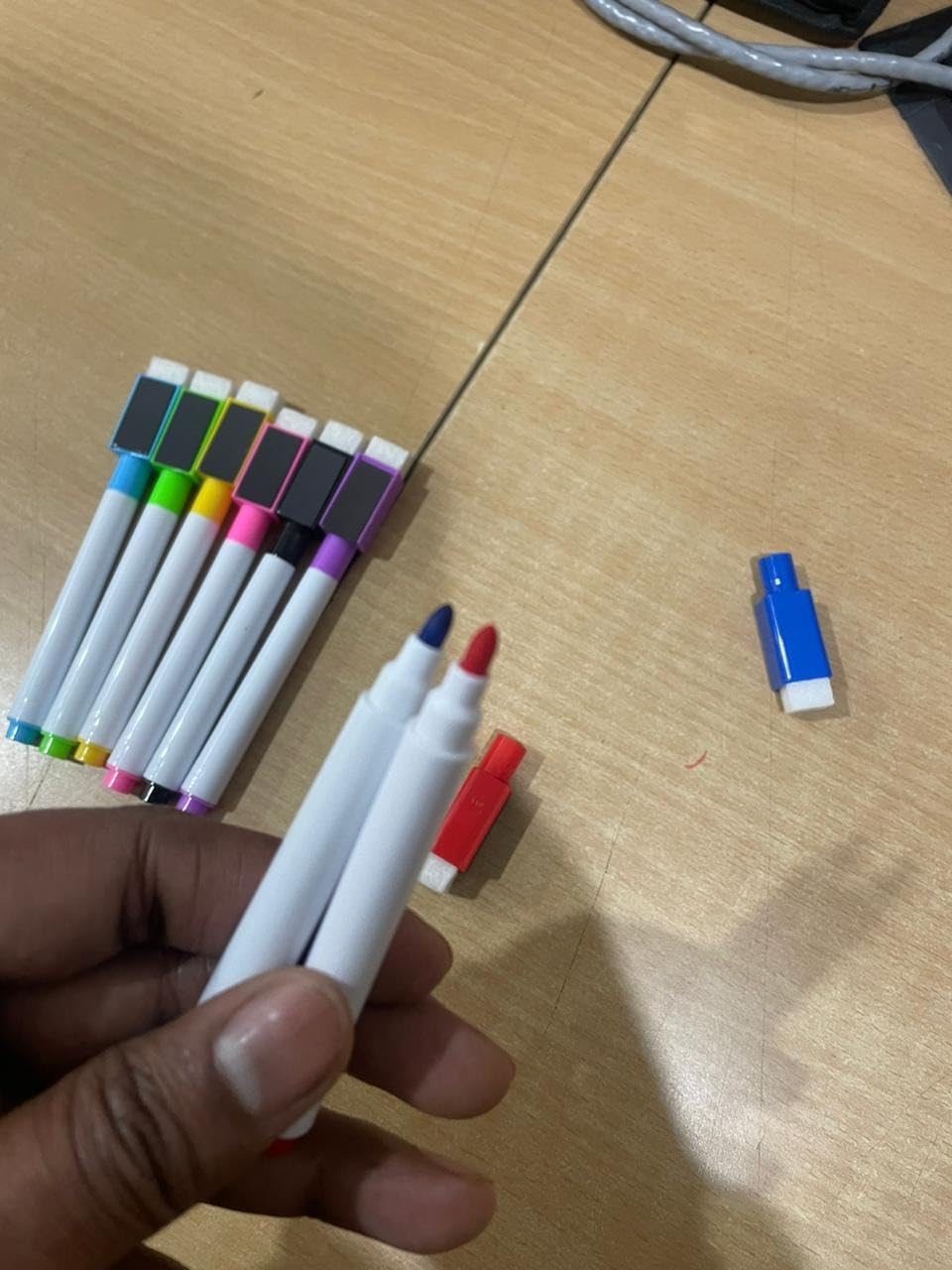 Corslet 8 Pcs Whiteboard Marker Dry Erase Markers Fine Point Tip, 8 ...