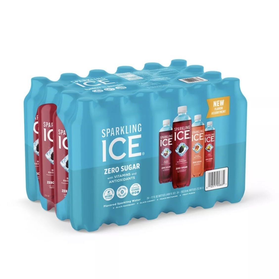 Amazon.com: Sparkling Ices Blue Variety Pack, 17 fl. oz., 24 Pack ...