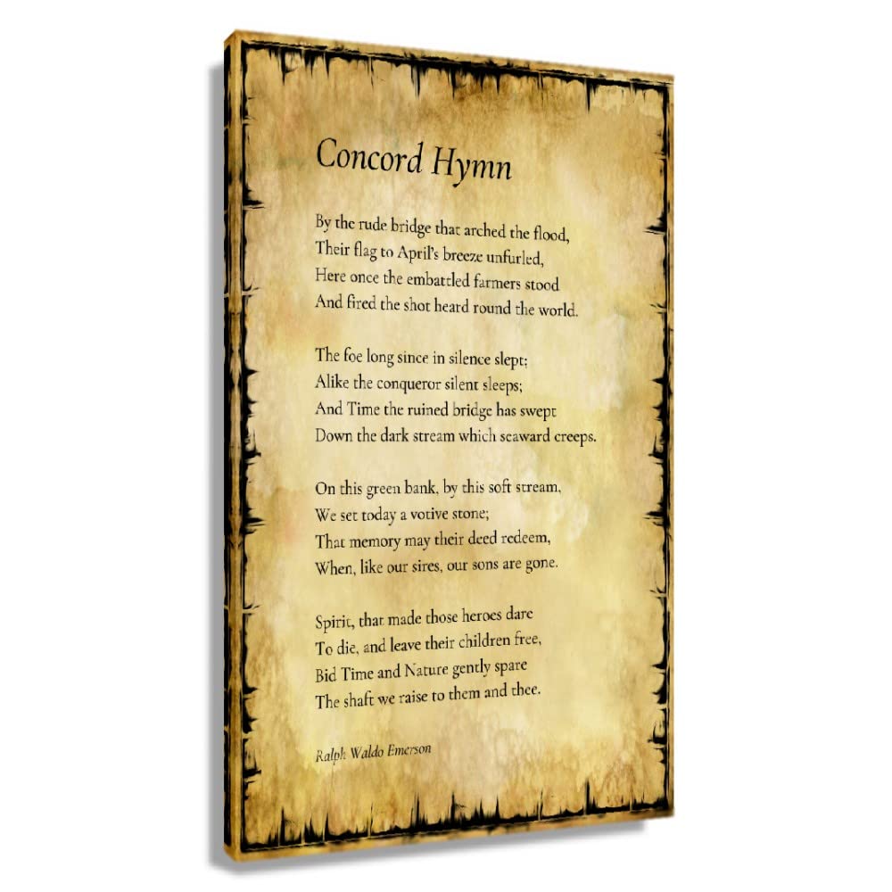 Concord Hymn Quotes Concord (@officialconcord) / X