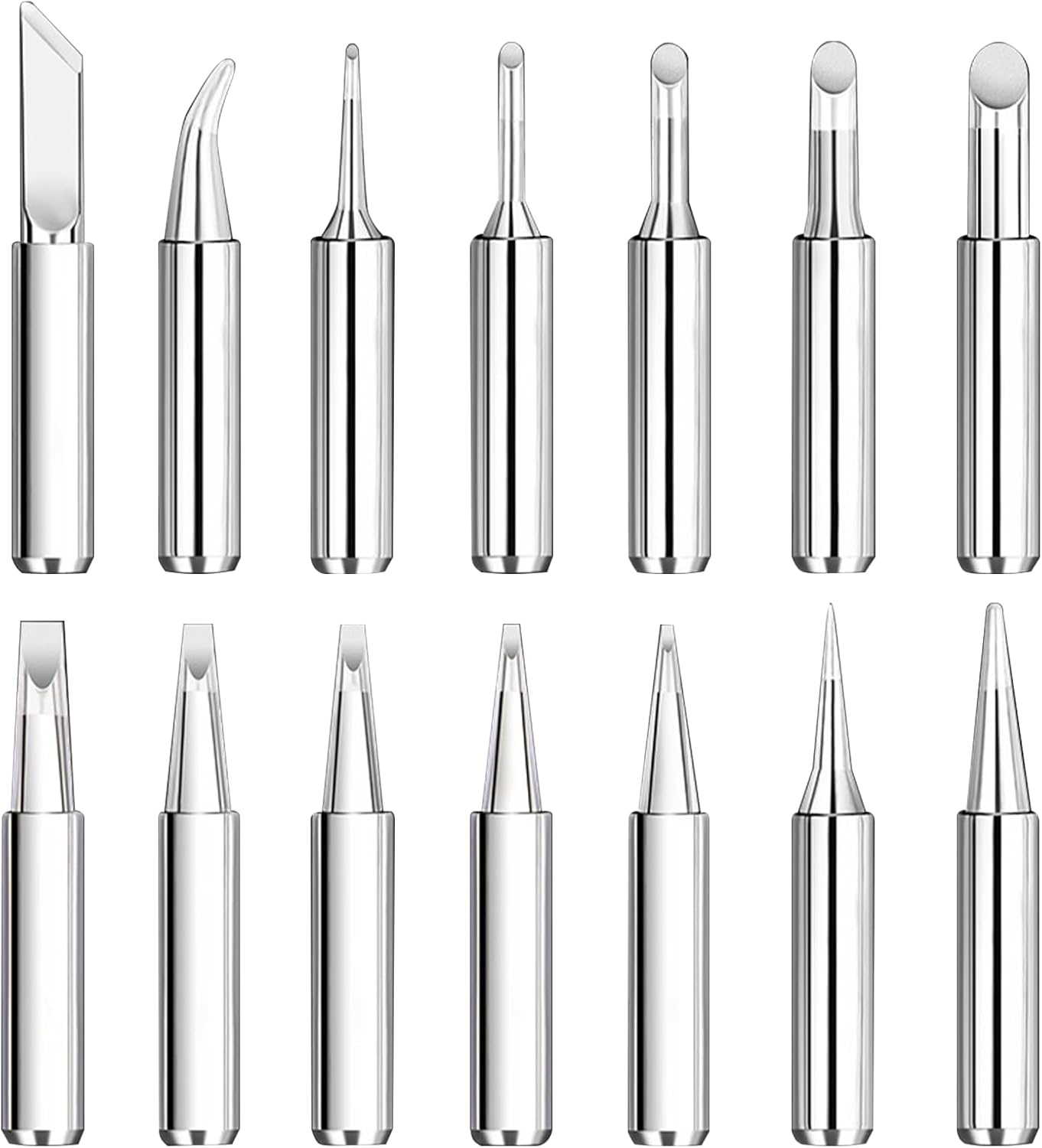 Nextpal 14 Pcs 900M-T Soldering Iron Tips, Universal Replacement Solder ...