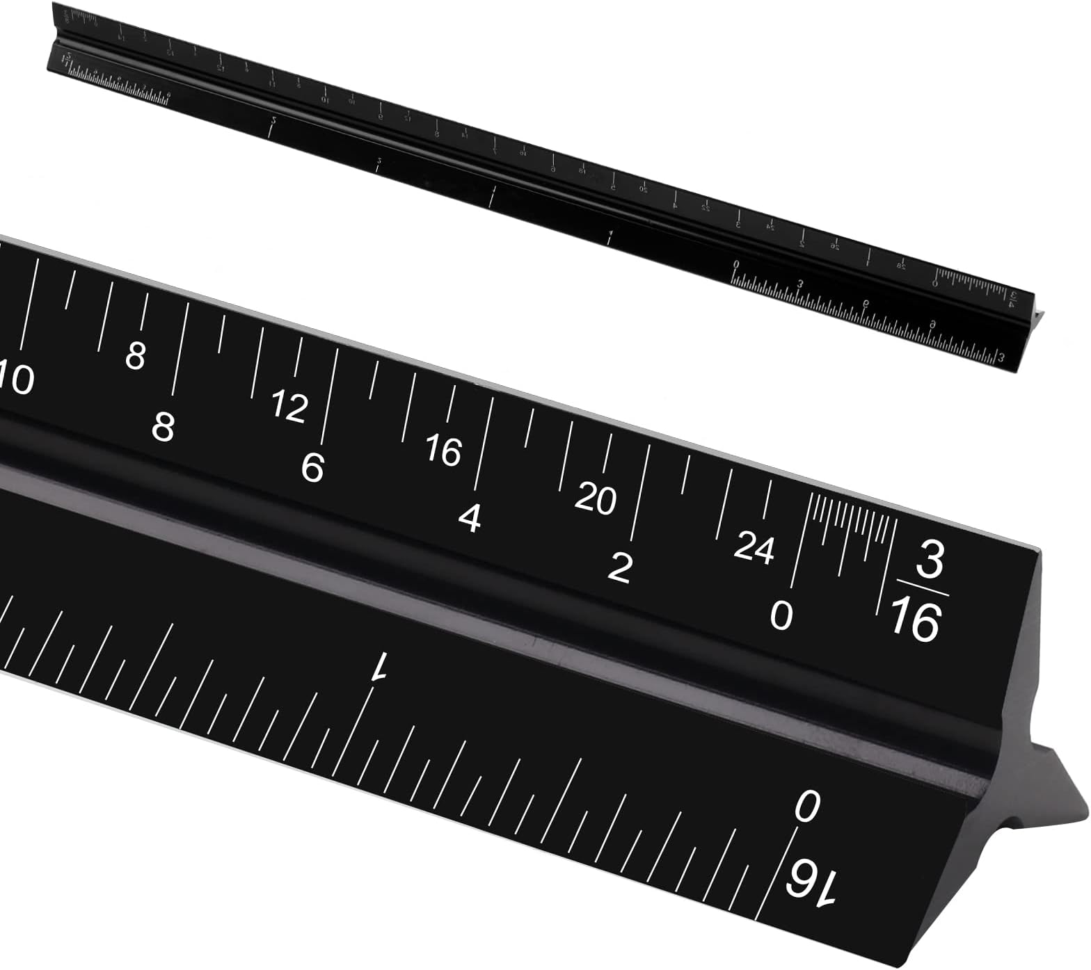 12" Architectural Scale Ruler, Aluminum Scale, Triangular Ruler, Scale ...