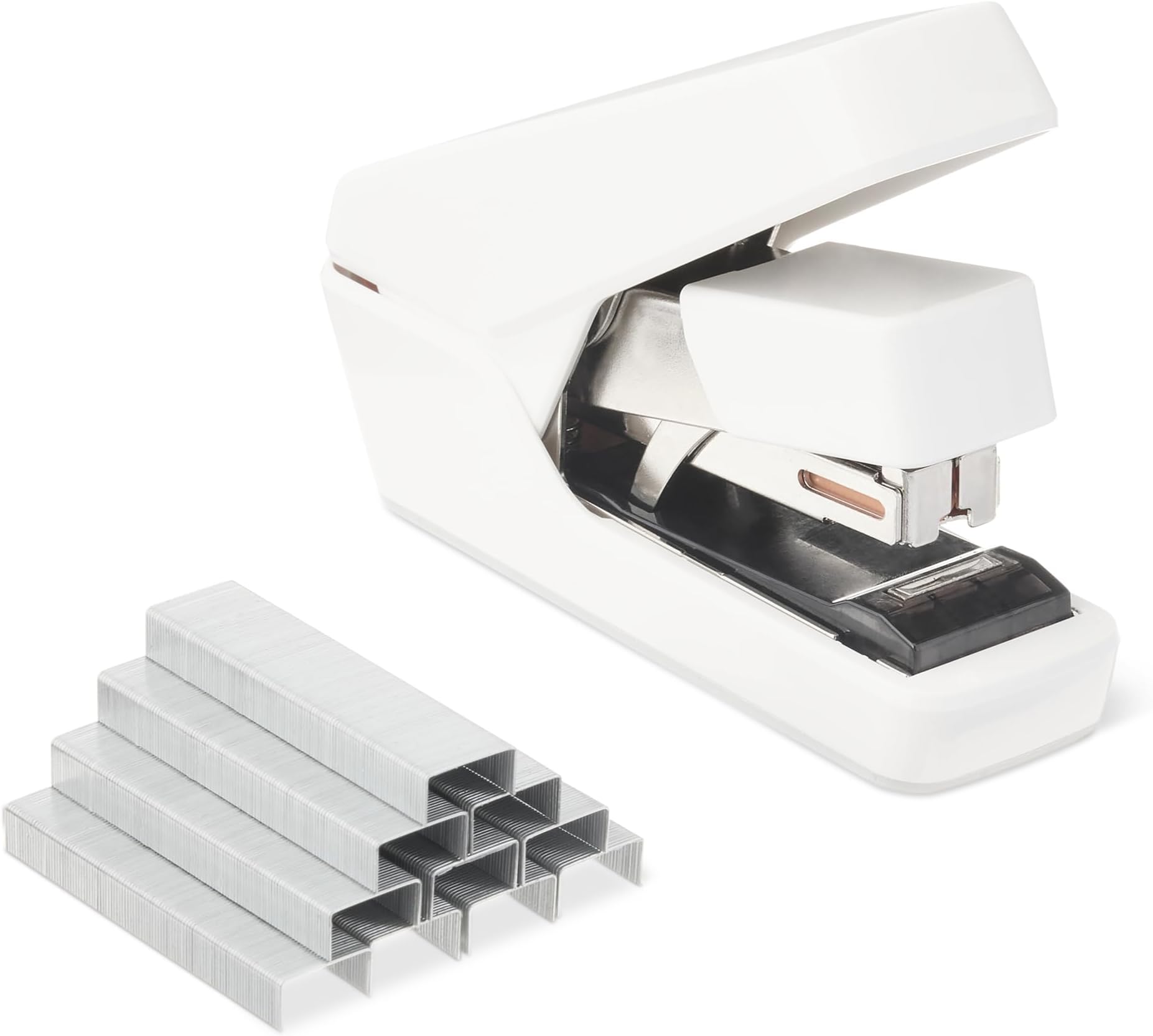Amazon Basics Office Heavy Duty Stapler Flat Clinch Effortless 40 ...