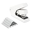 Deli Effortless Desktop Stapler, 40-50 Sheet Capacity, One Finger Touch ...