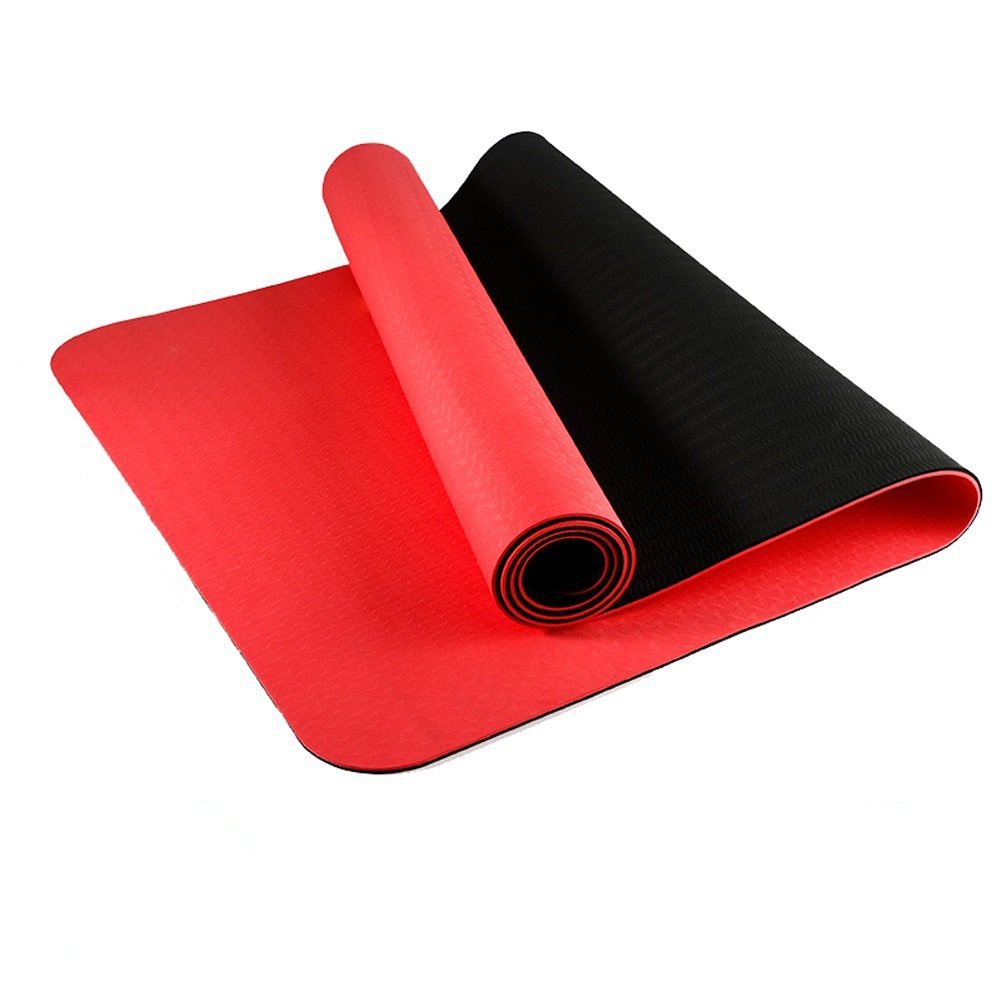 Buy XAJGW Yoga mat with Carry Strap Non-Slip Light-Weight Non Toxic eco ...