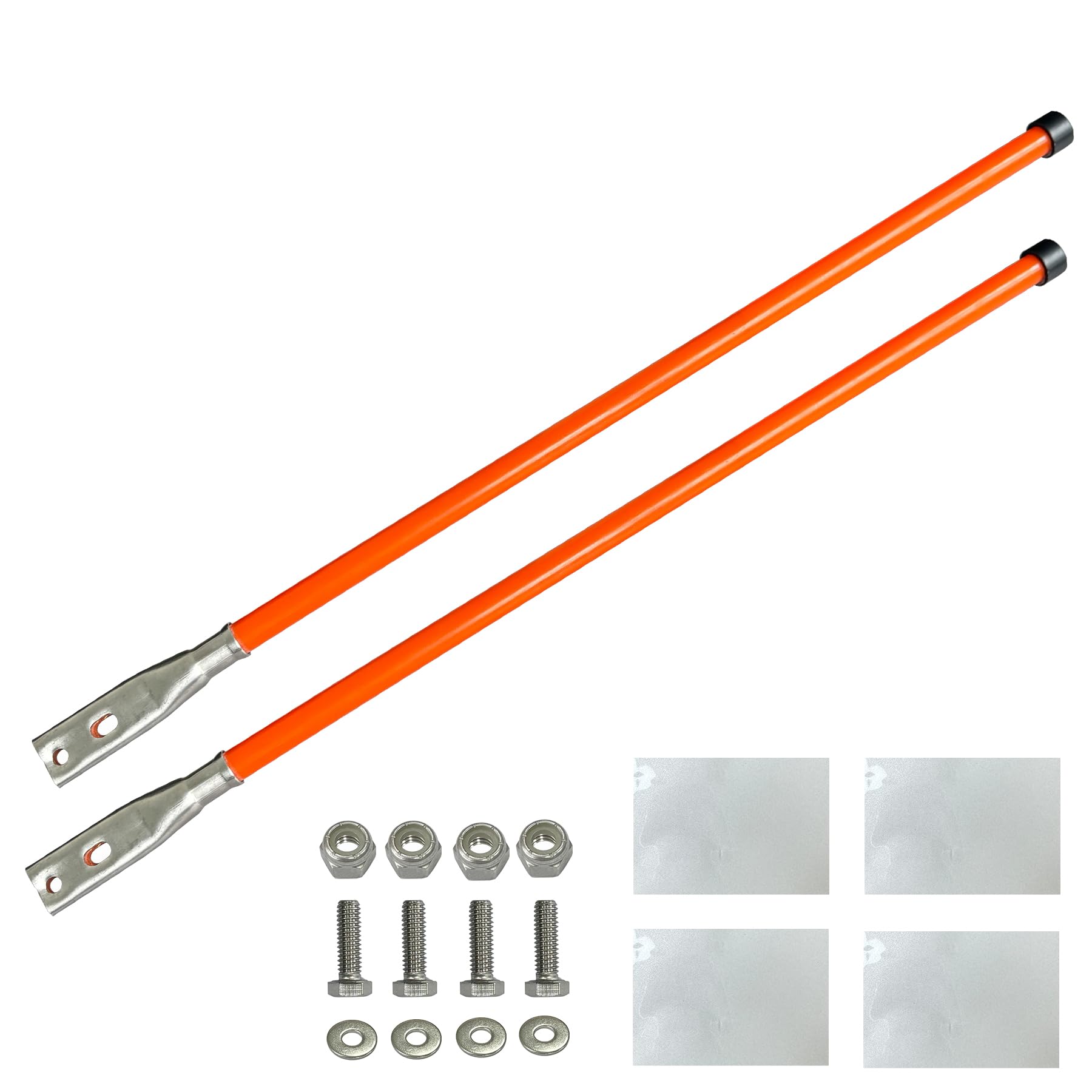 Amazon.com: FINALAWOLF Snow Plow Blade Markers Guides Kit 304 Stainless ...
