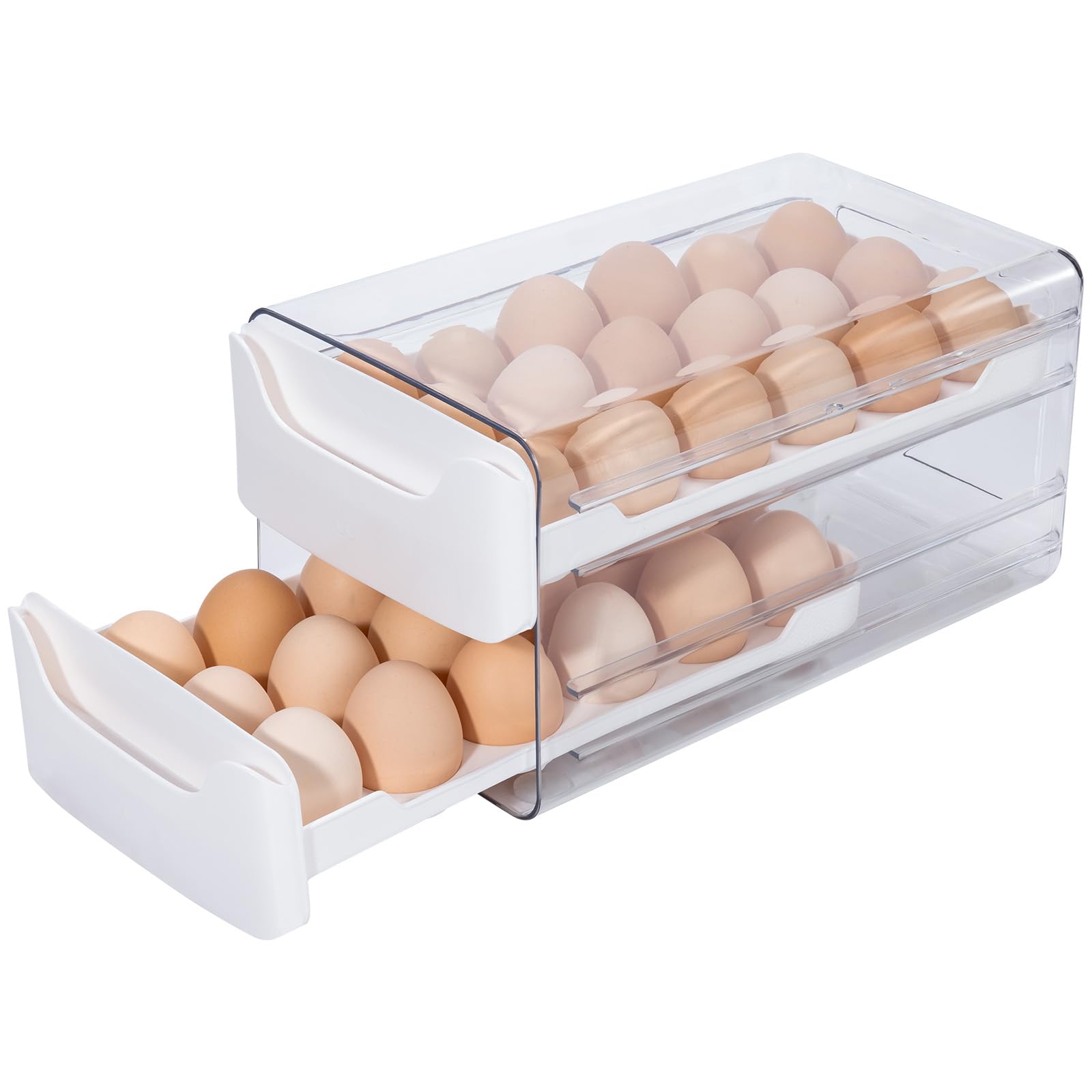 Amazon.com: XCX Egg Storage for Refrigerator, Egg Holder for Kitchen ...