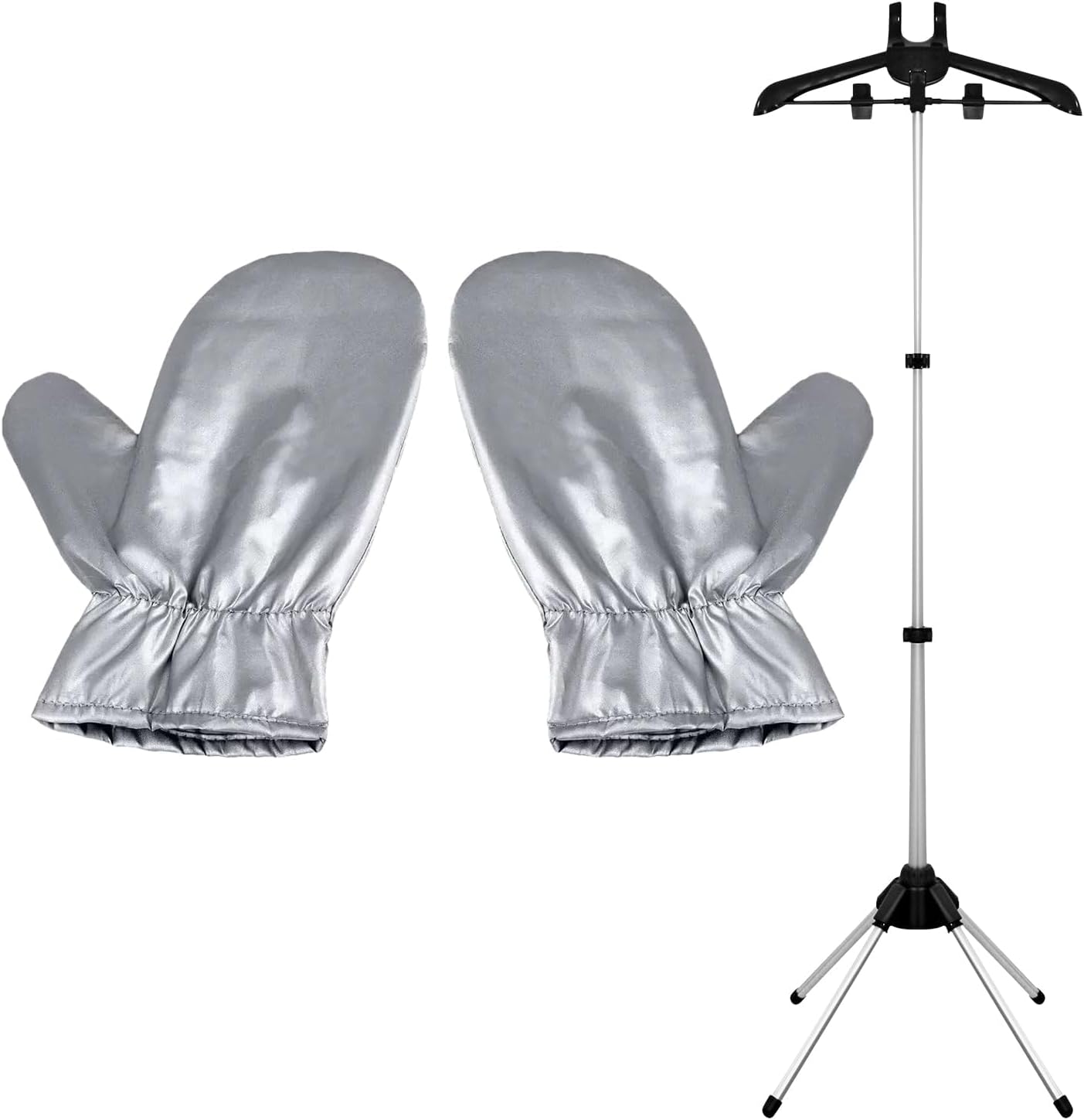 Amazon.com: EVEME Steamer Hanger Stand with 1 Pair Ironing Gloves ...