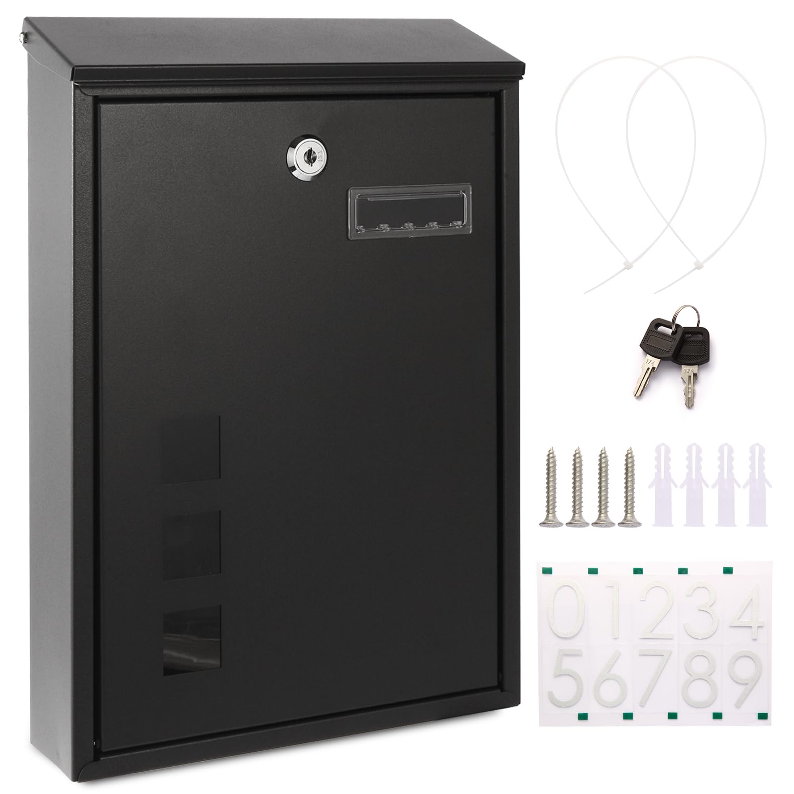 Large Wall Mount Mailbox SD5 Large Exterior Wall Mounted Post Box