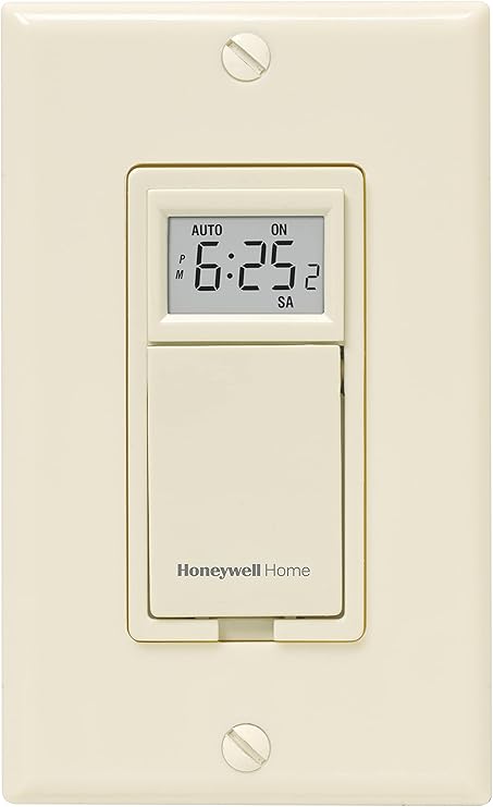 Honeywell Home RPLS531A1003 RPLS531A 7-Day Programmable Timer Switch ...