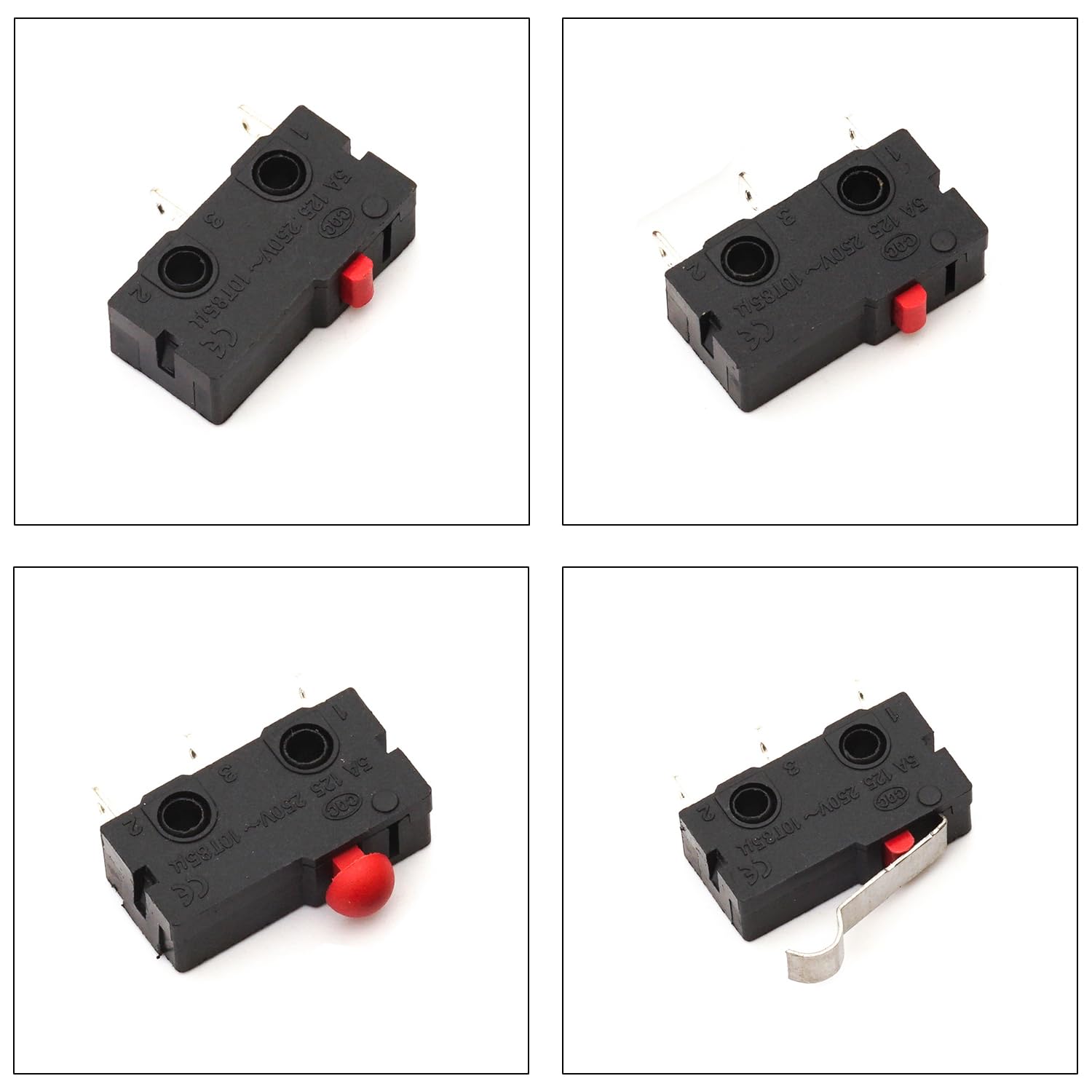 Snapklik.com : JTSNERU Micro Limit Switch Assorted Kit, 2Pin 3Pin 1NO ...