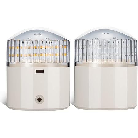 Amazon.com: Partsam 2Pcs Red/Amber 24LED Boat Trailer Post Pipe Guide Lights, Clear Lens, 12V ...