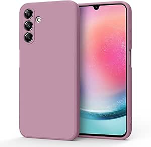Amazon.com: AK for Samsung Galaxy A24 4G Case, Stylish Slim Liquid Silicone Full-Body Protective ...