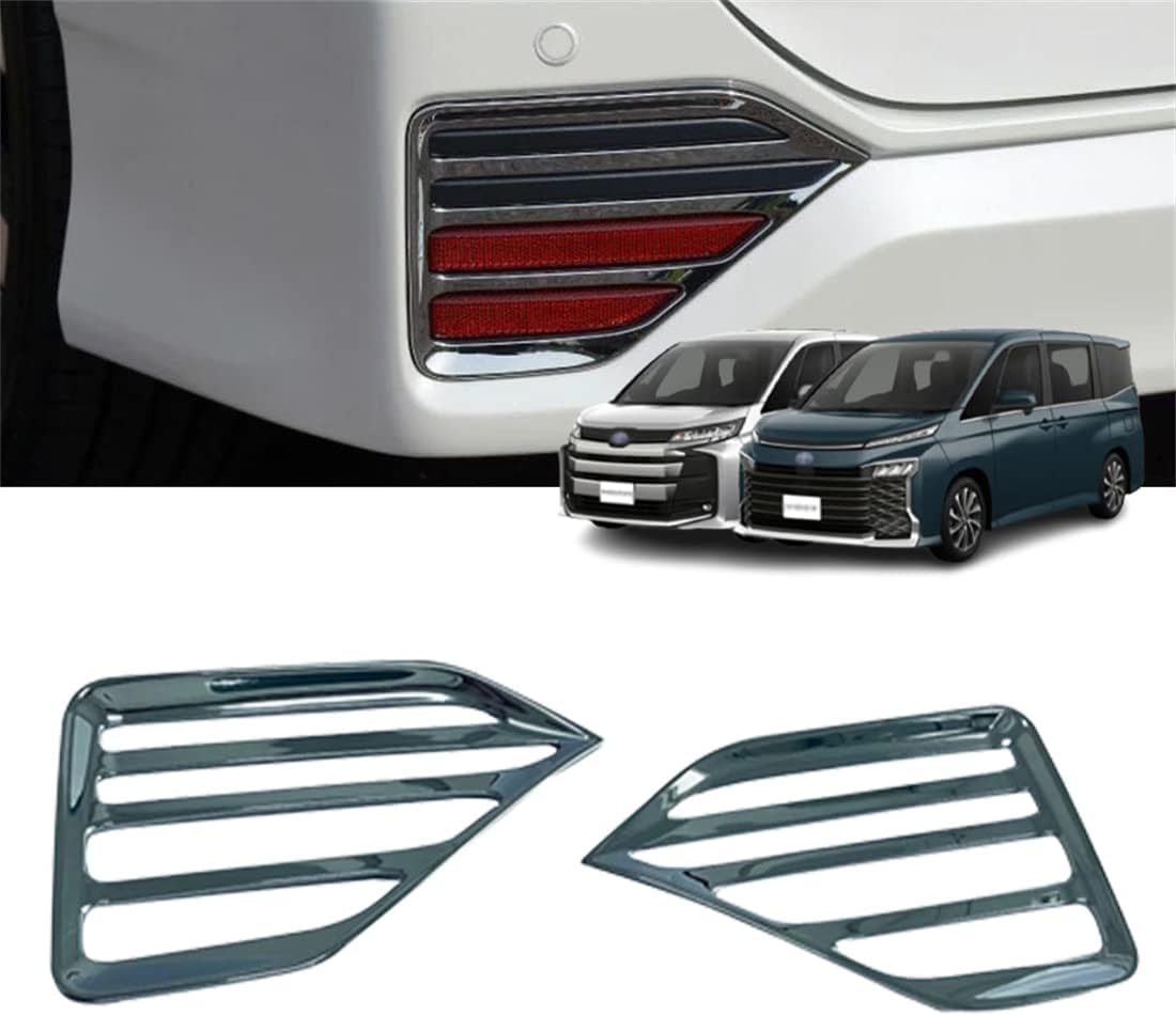 Amazon | YOFER ヴォクシー90系 ノア90系 パーツ 後期専用 リアリフレクターガーニッシュ フォグランプカバー 2P 左右セット メッキ仕上げ カー用品 車専用 外装パーツ ...