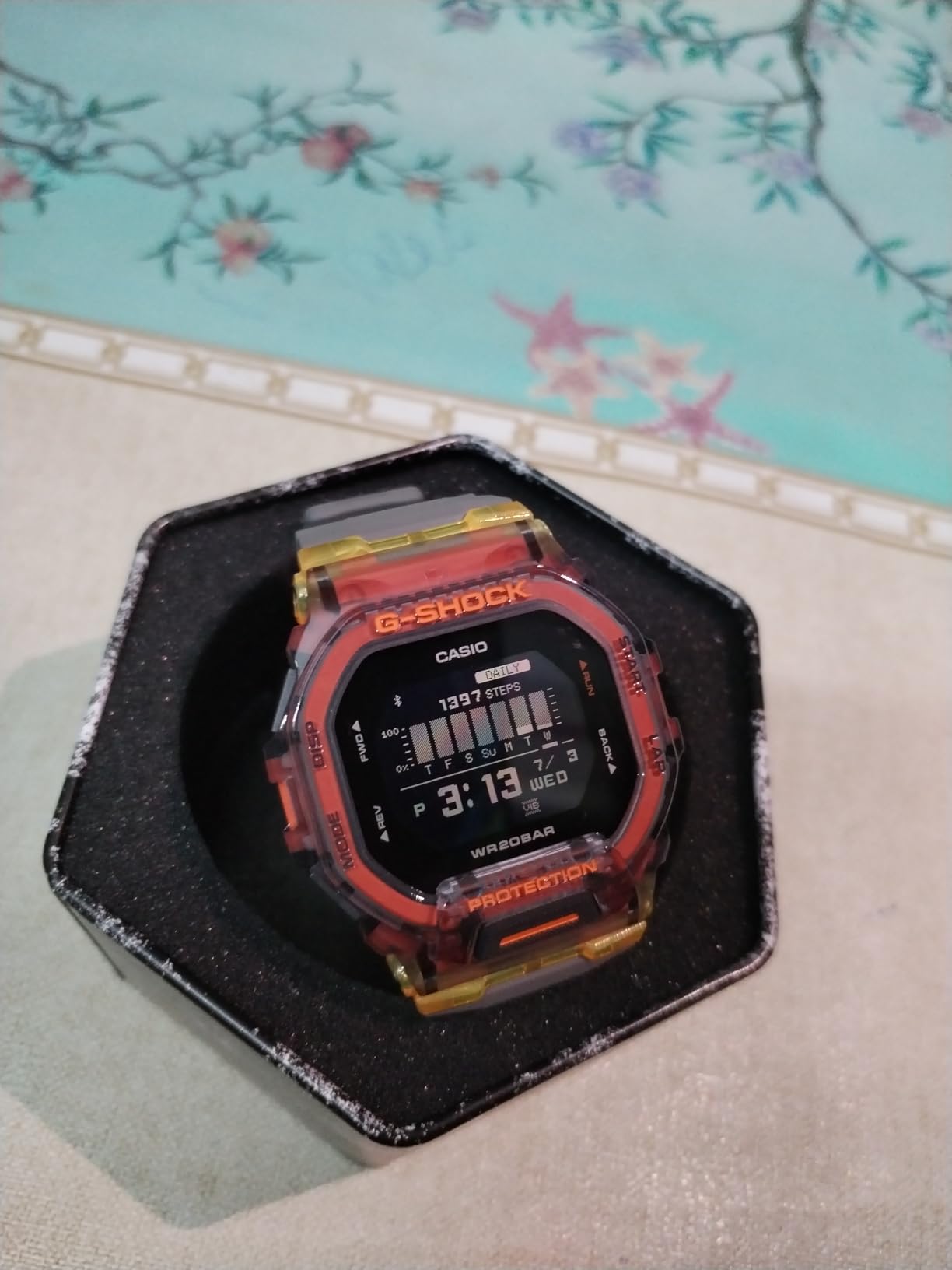 Casio G-Shock GBD-200SM-1A5DR Digital Dial Multi-Coloured Resin Strap ...