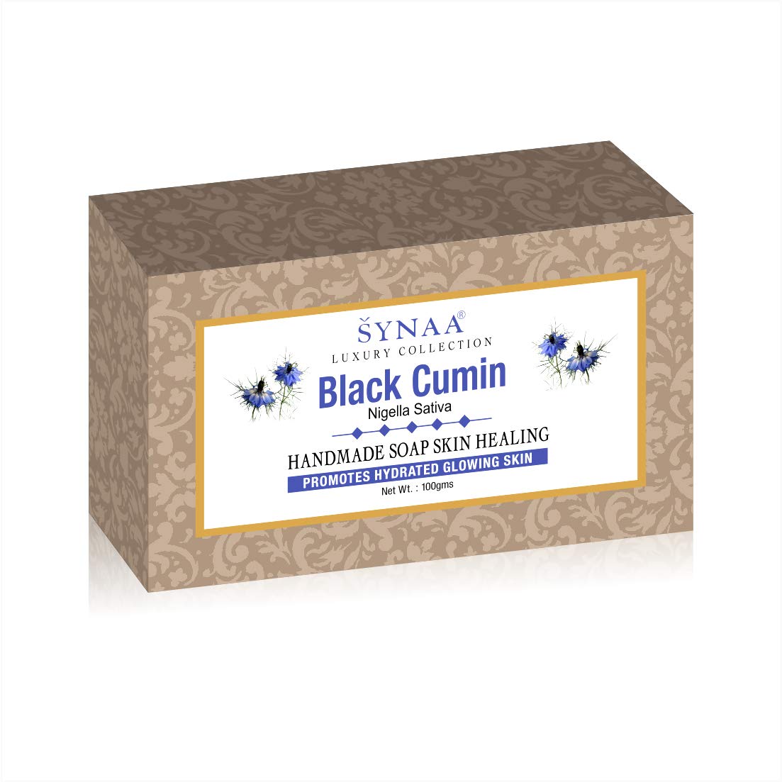 Buy Synaa Black Cumin Handmade Soap for Hydrated Glowing Skin, Enriched ...