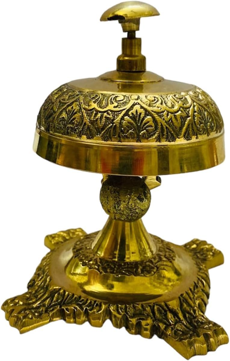 Amazon.com: Vintage Solid Brass Bell Antiquated Desk Bell Vintage Style ...