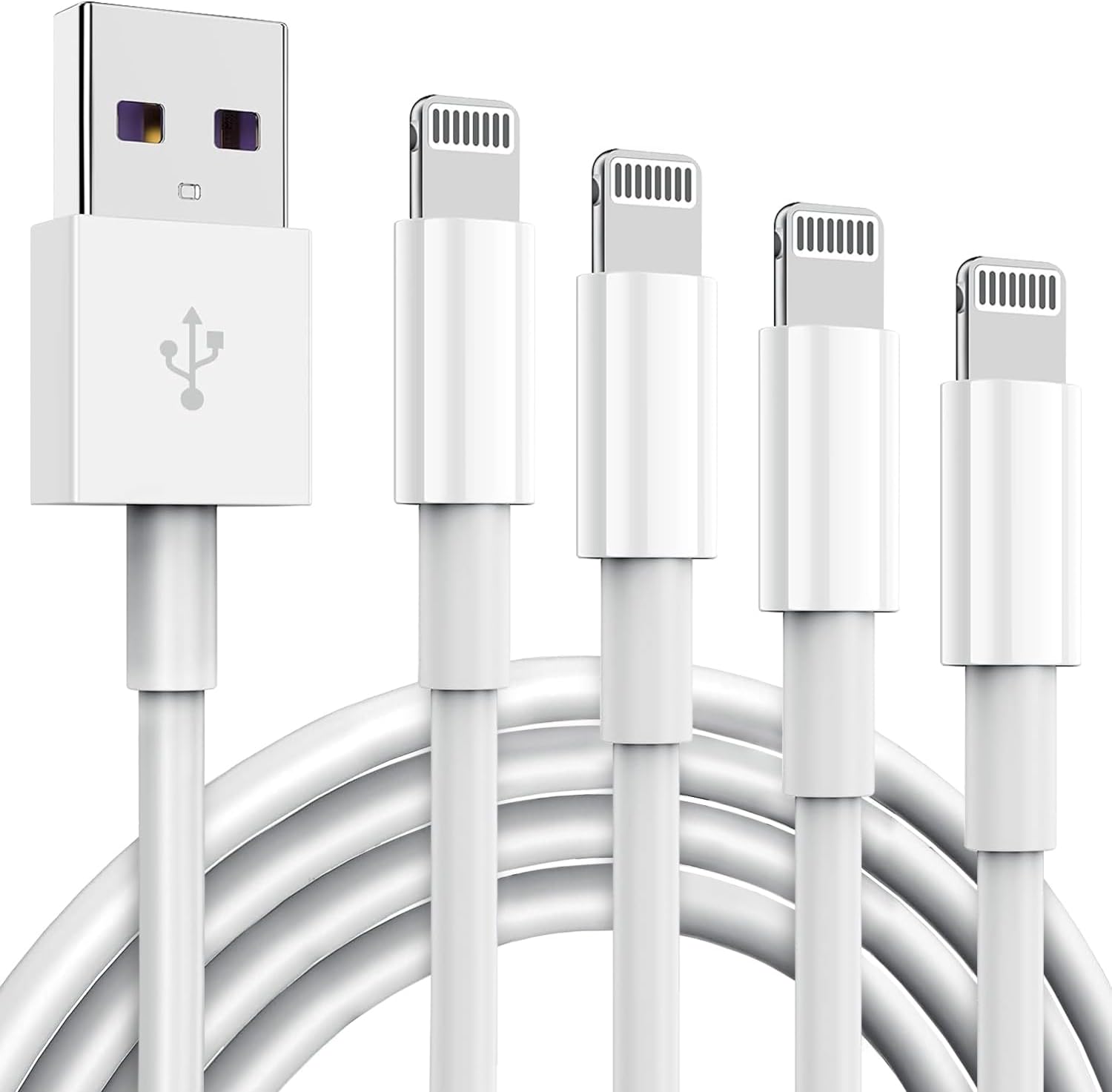 Amazon.com: TUMABER 5 Pack Apple MFi Certified iPhone Charger Cable 3Ft ...