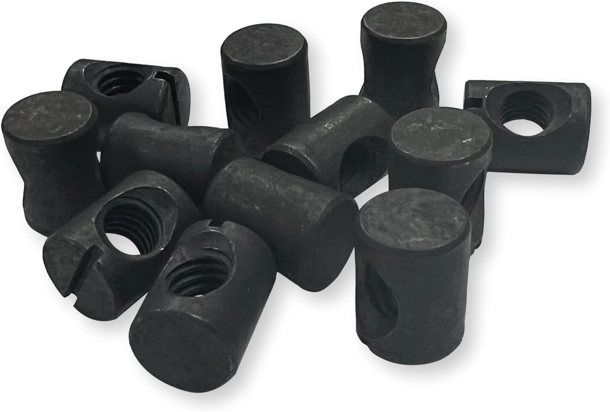 Amazon.com: uxcell 20pcs M8 Thread 18mm Length Iron Slotted Drive Cross ...