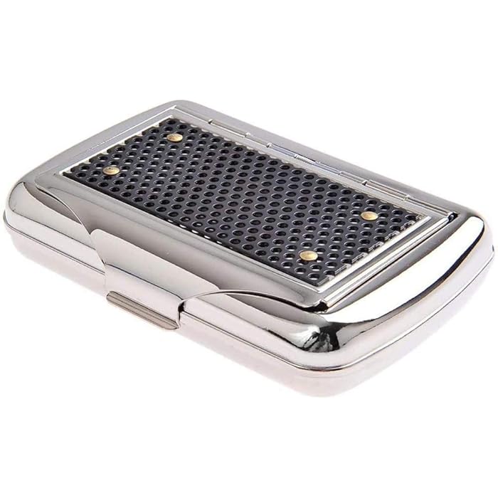 Buy SWWLKJ Portable Metal Cigarette Case, Special Pipe Tobacco Box with ...
