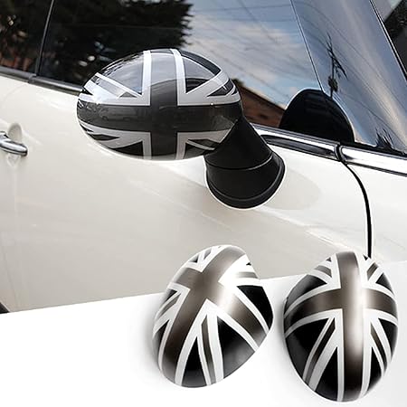 Amazon.com: Rilycay Wing Mirror Cover Casing Caps Union Jack Manual ...