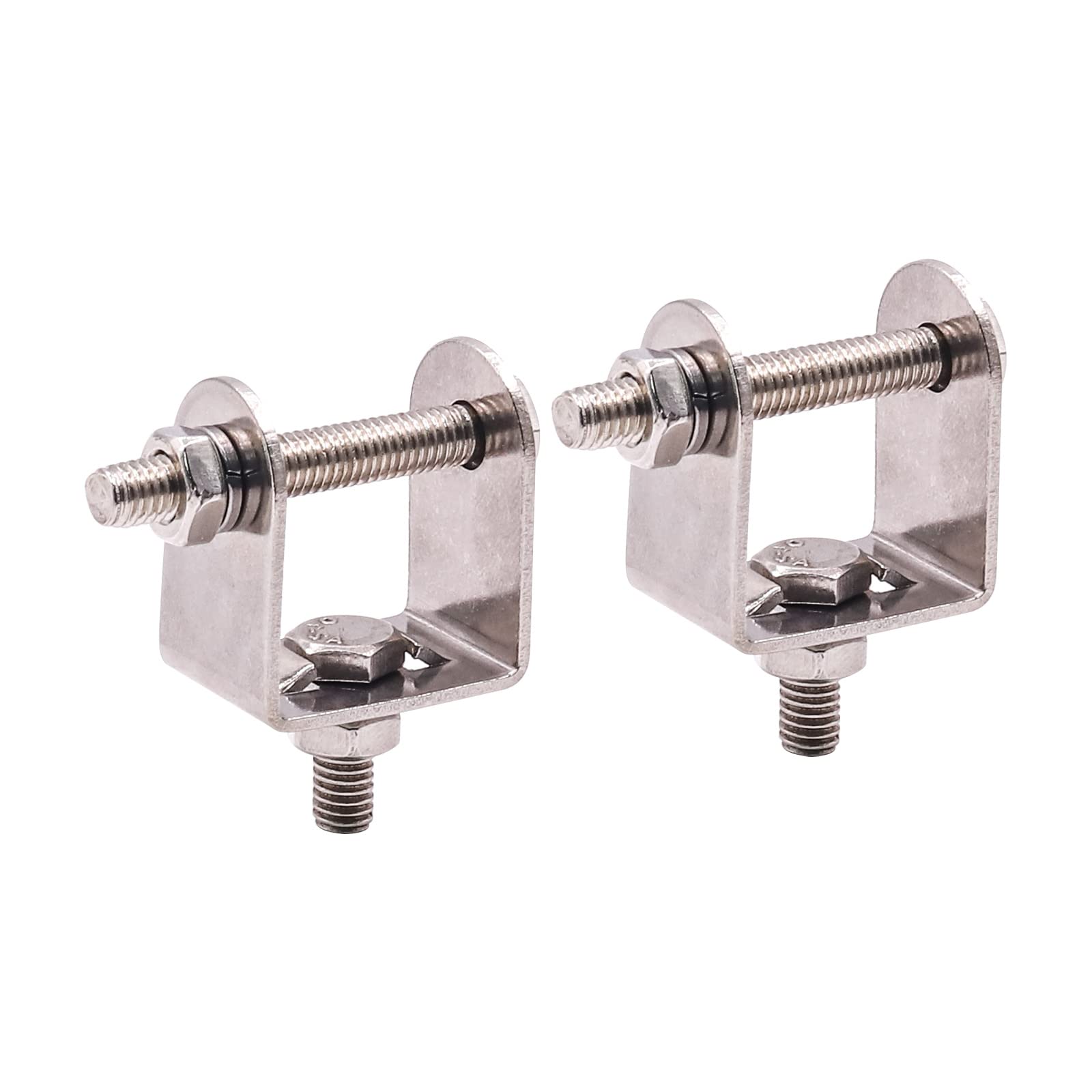 2PCS Motorcycle Spotlight Brackets Adjustable Aluminum Alloy Spot ...