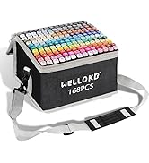 Amazon.com: WELLOKB Alcohol Markers, 80 Colors Dual Brush Tip Permanent ...