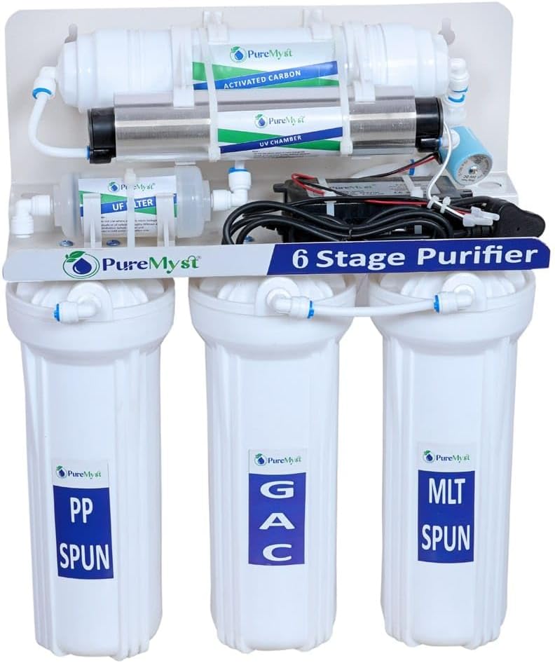 PureMyst 6 Stage Gravity Water Purifier | No RO Needed | Perfect for ...