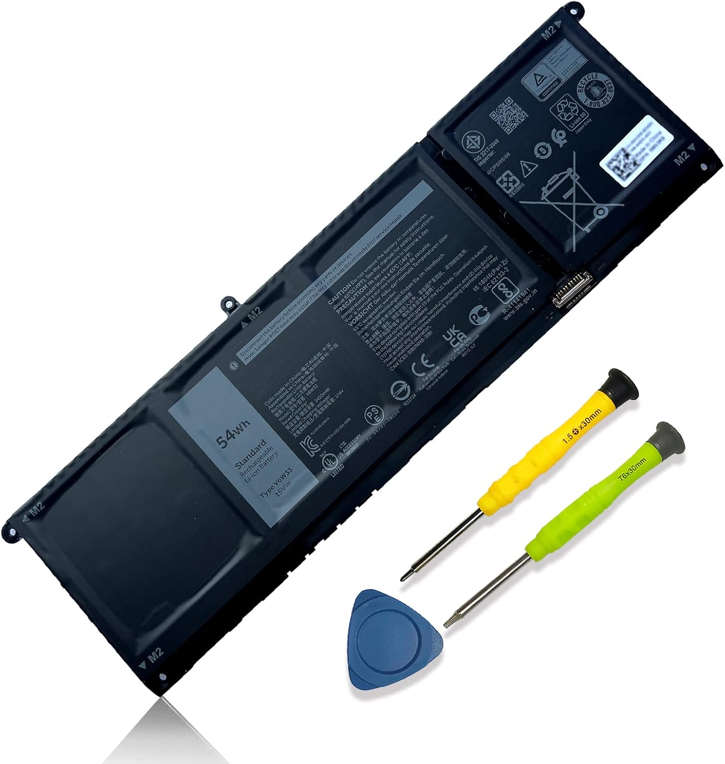 Amazon.com: V6W33 54Wh Laptop Battery Replacement for Dell Inspiron ...