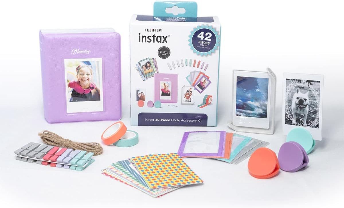 Instax Fujifilm STAX of Fun Instant Photo Kit, Pastel Blue: Instant ...
