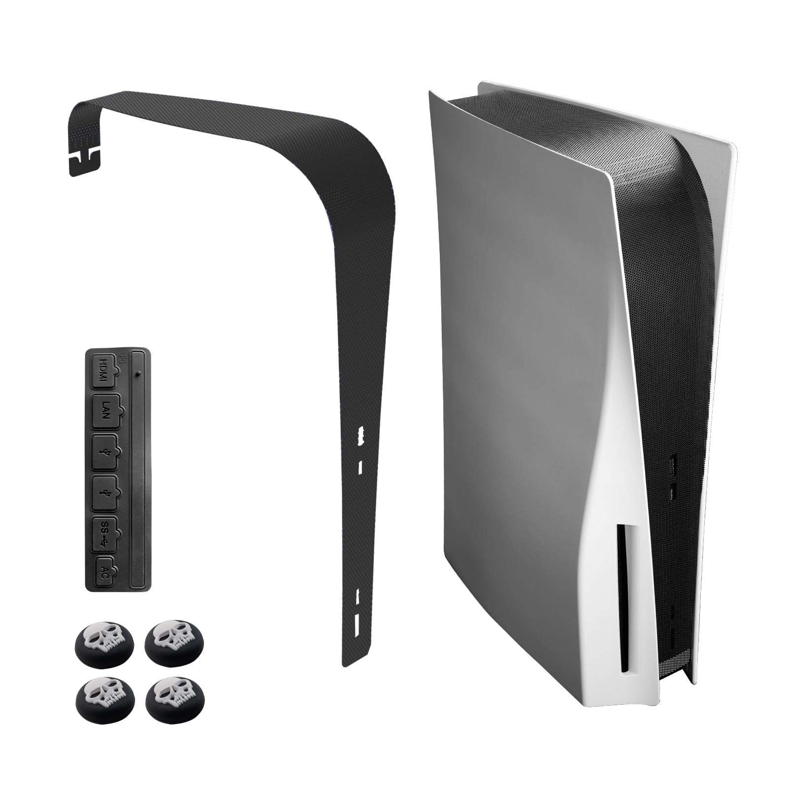 Amazon.com: Borcham Update Version PS5 Dust Cover, 2-End Fixed Dust ...