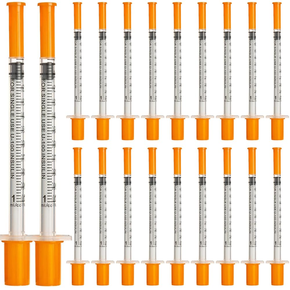 10 PCS 1ml Syringe Multifunctional Measuring Feeding Pets Syringes 30G ...