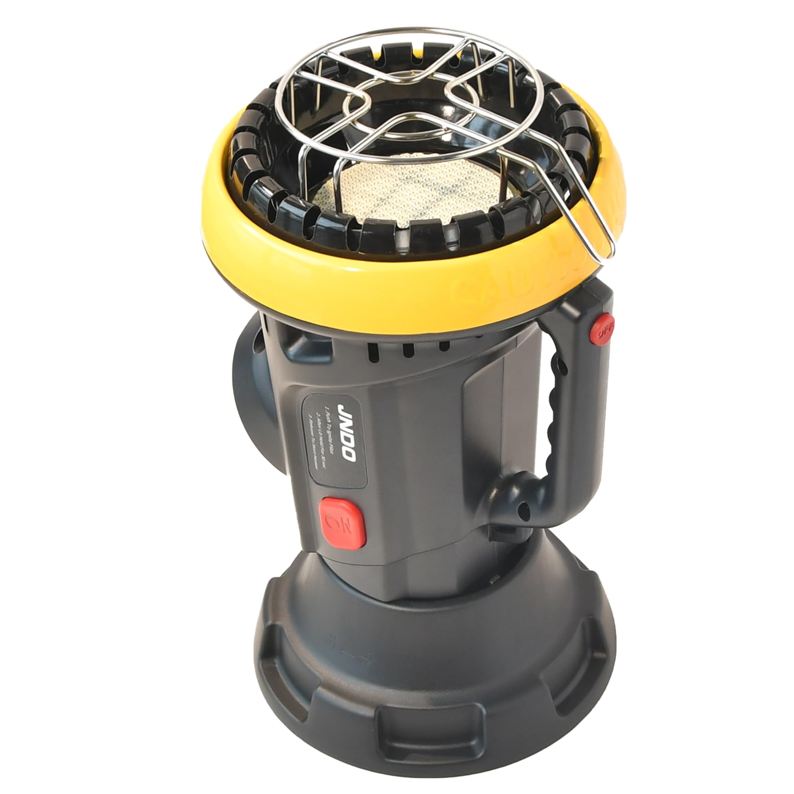 Amazon.com: JNDO Portable Propane Heater 4000-BTU Camping Fishing Tent ...